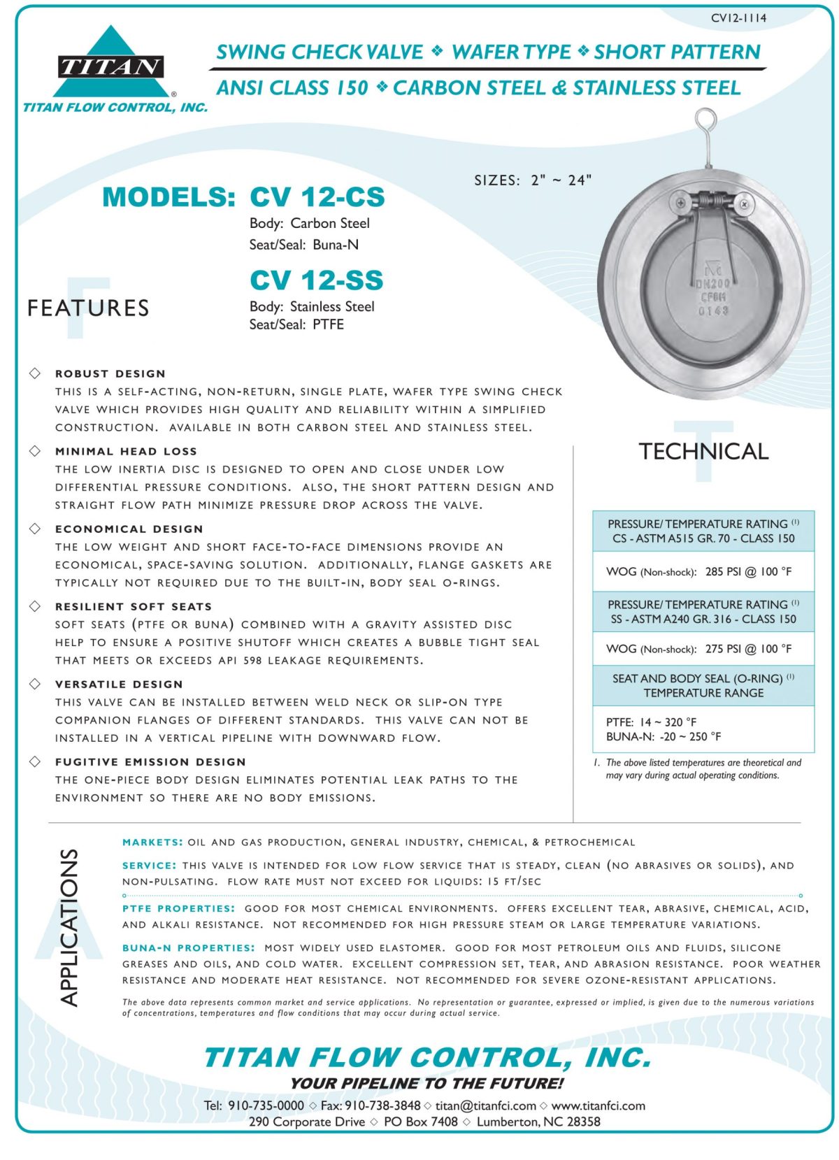Check Valves – J.J. Valve