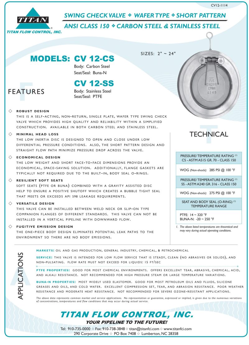 Check Valves – J.J. Valve