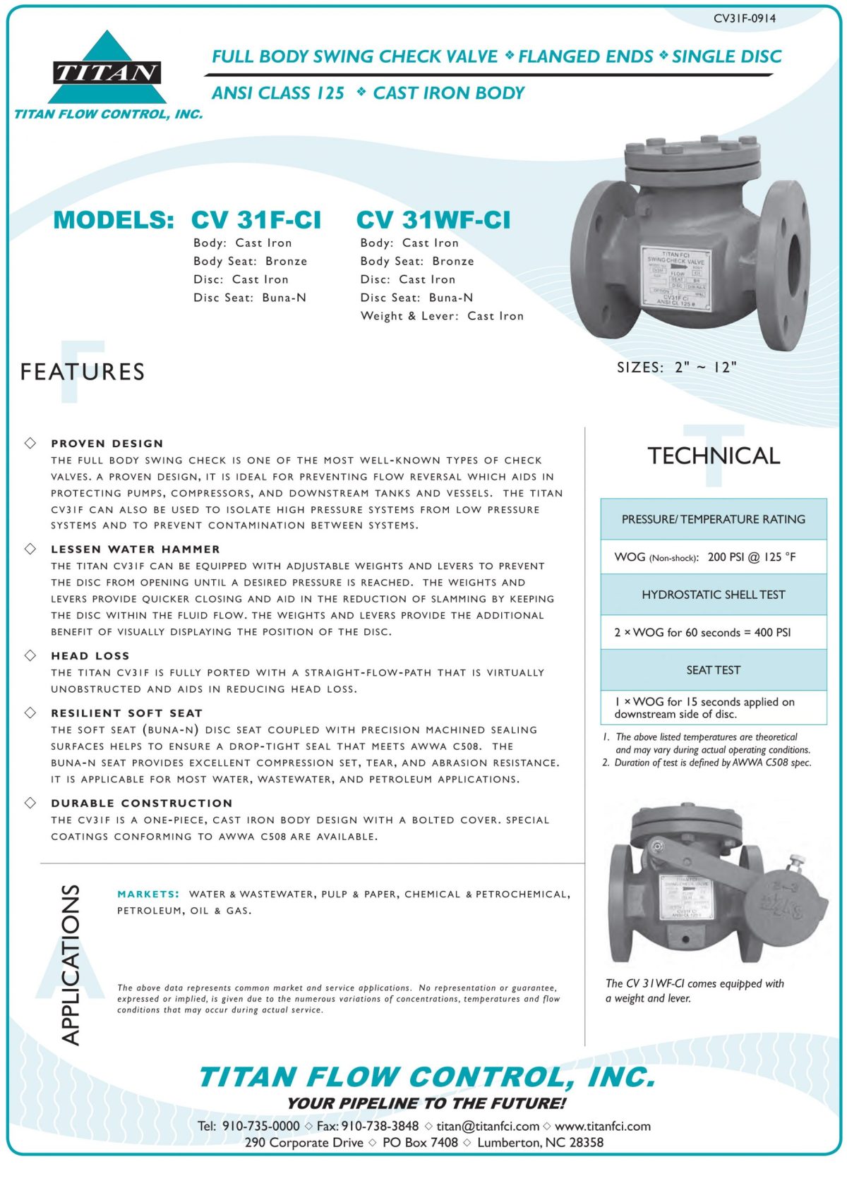 Check Valves – J.J. Valve