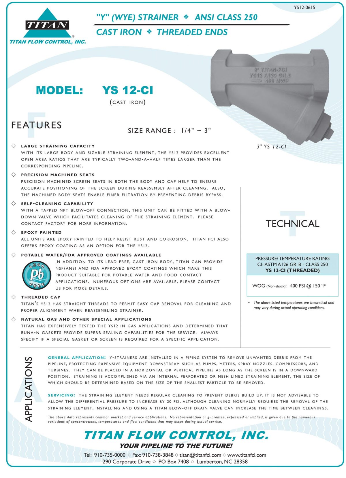 Y-Strainers – J.J. Valve